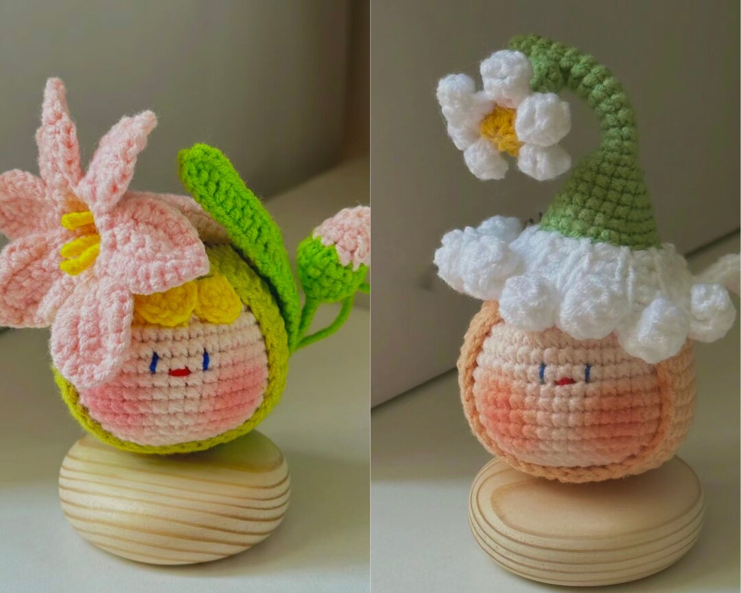 Crochet Baby Flower Mochi PDF Pattern, Crochet Cute Doll Amigurumi PDF ...