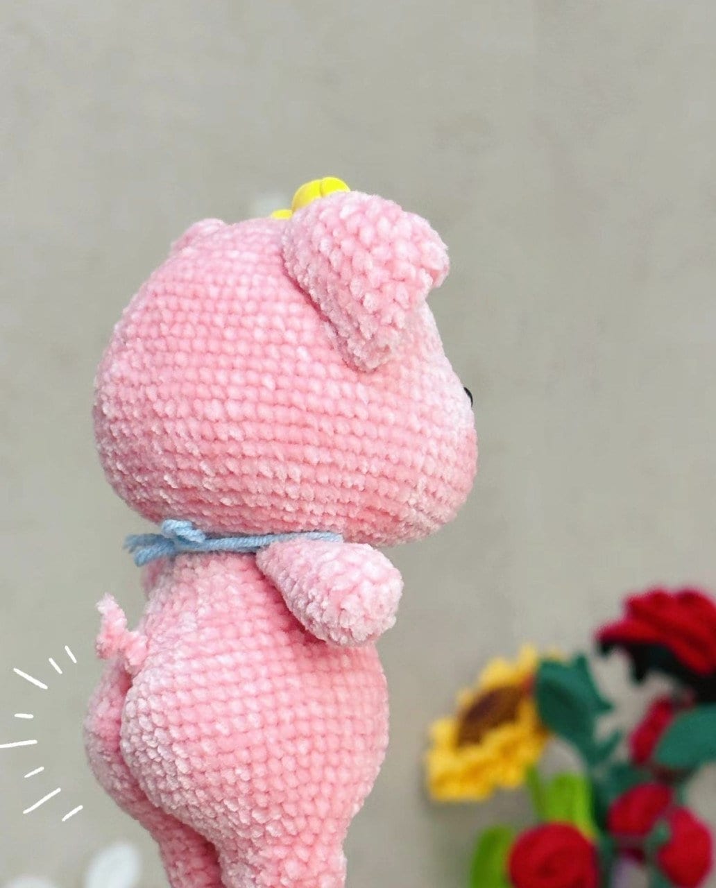Cute Pink Pig Crochet PDF Pattern, Crochet Pig Amigurumi PDF Pattern ...
