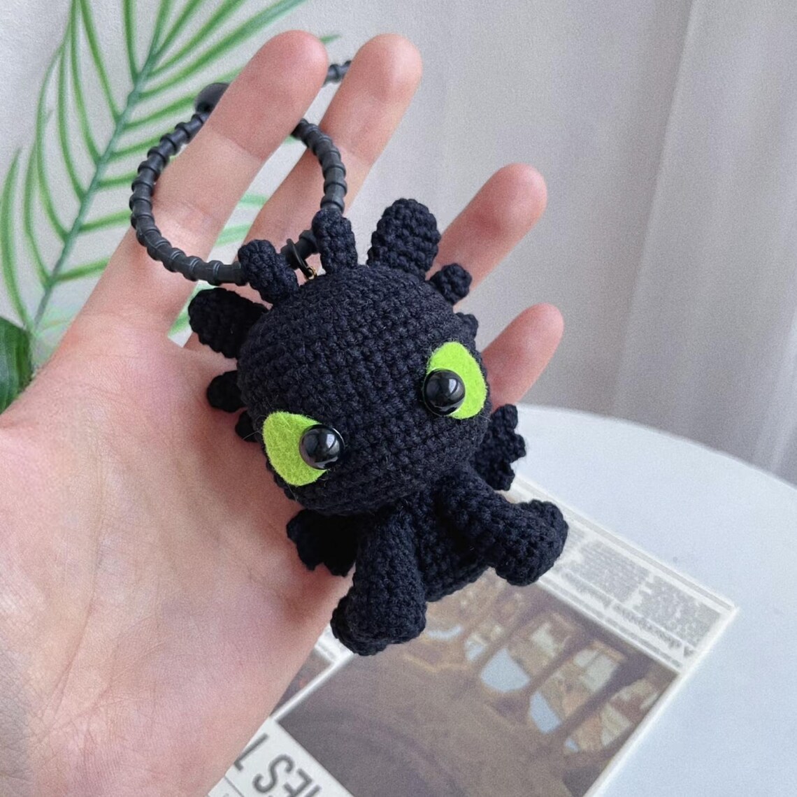 Patron PDF édenté au crochet, tutoriel amigurumi dragon édenté étape ...