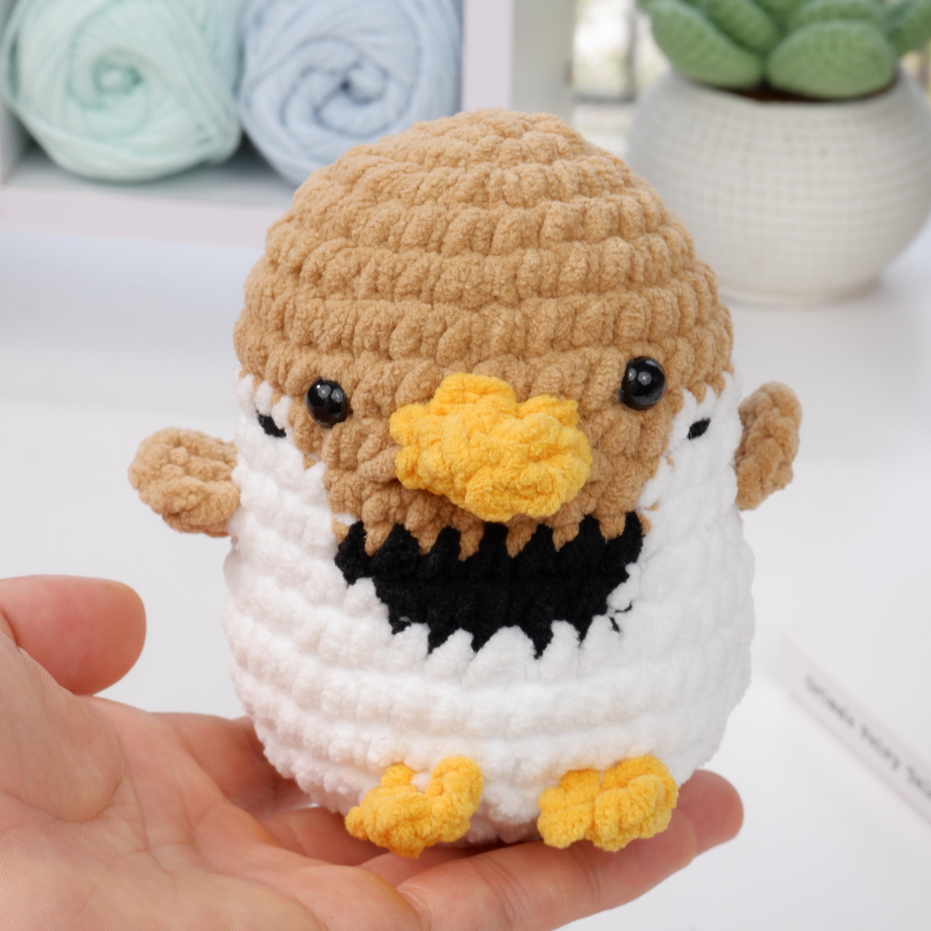 Sparrow Bird Crochet PDF Pattern, Easy Crochet Cute Sparrow Bird ...
