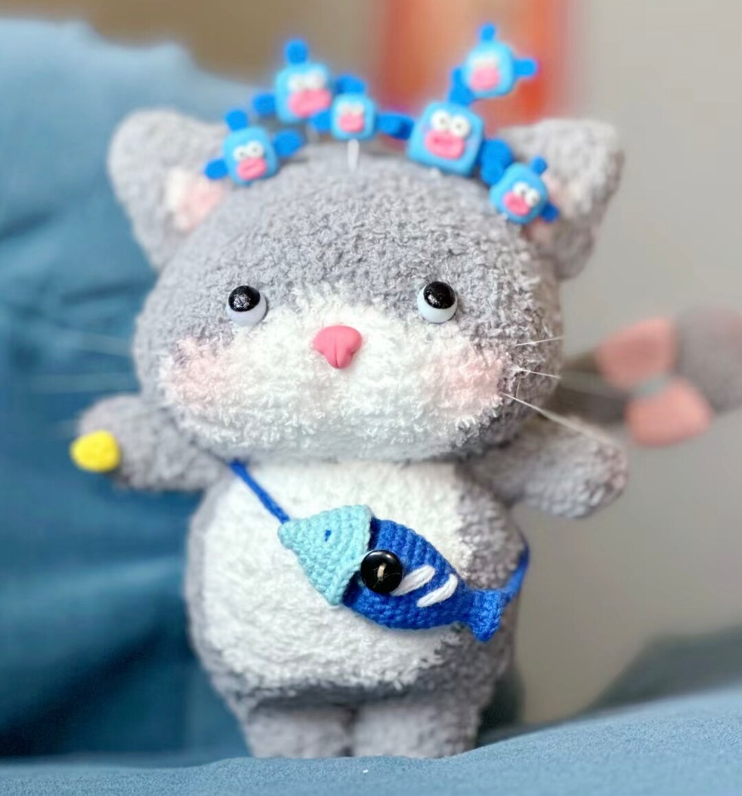 Adorable Kitty Crochet PDF Pattern, Crochet Kitten PDF Pattern, No-sew ...