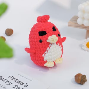 Angry Bird Crochet PDF Pattern, No Sew Crochet Beginner Friendly Red ...