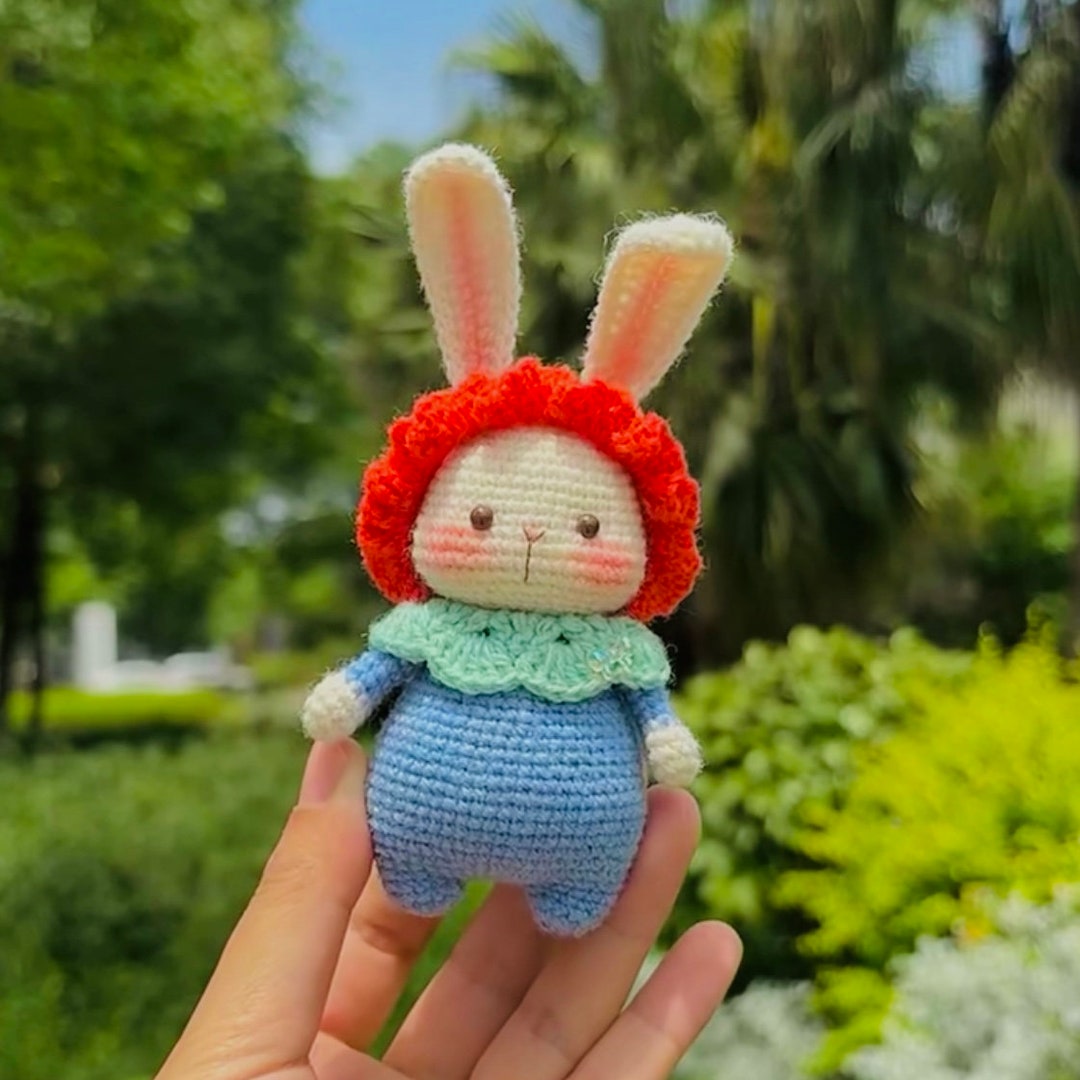 Crochet Cute Baby Bunny PDF Pattern, Crochet Rabbit Amigurumi PDF ...
