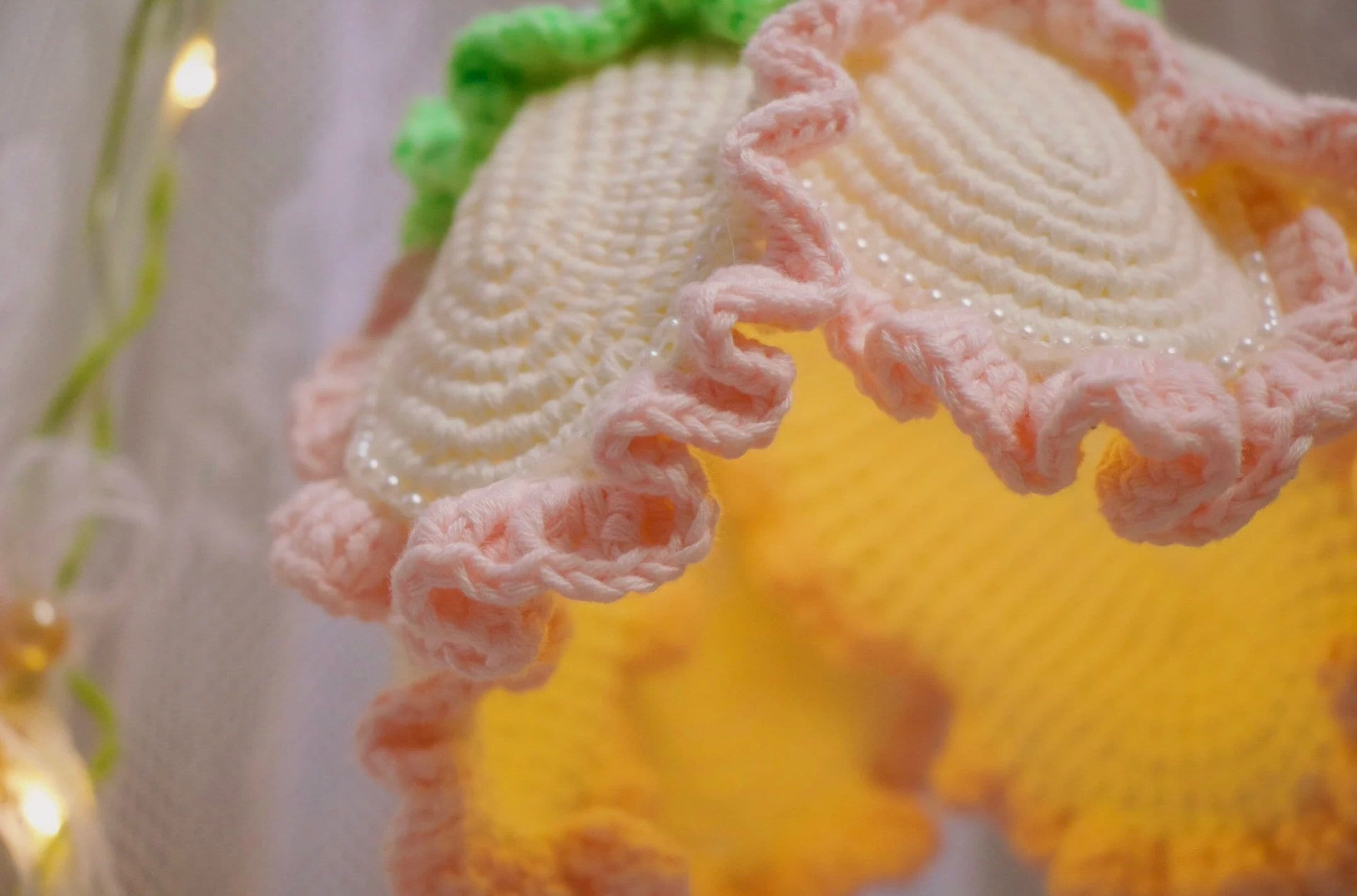 Crochet Flower Lamp PDF Pattern, Crochet Beautiful Lamp Amigurumi PDF ...