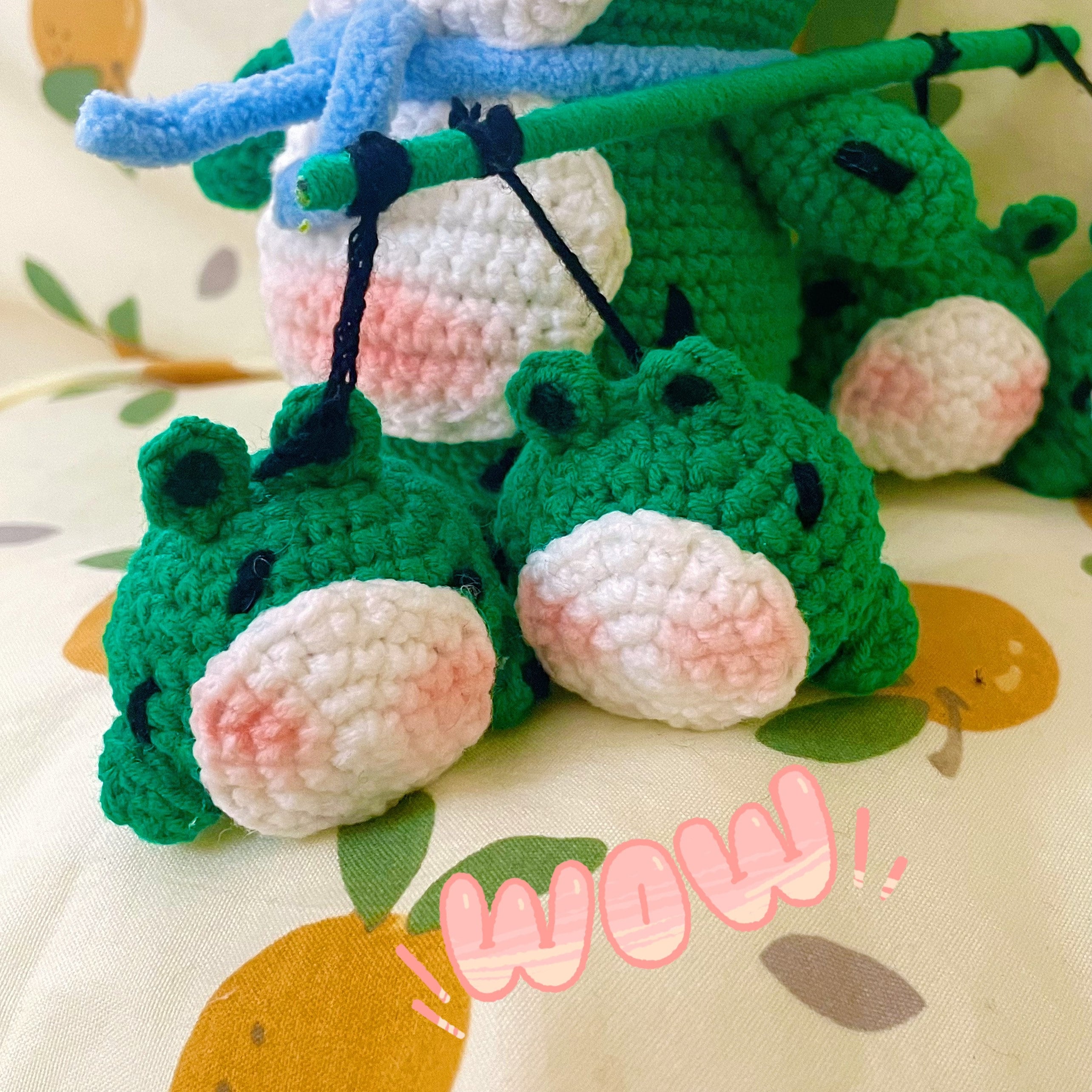 Frog Meme Crochet PDF Pattern, Crochet Frog Amigurumi PDF Pattern, No ...