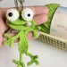 Funny Lizard Bookmark Crochet PDF Pattern, Easy Crochet Cute Animal ...