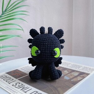 Crochet Toothless PDF Pattern, Toothless Dragon Amigurumi English Tutorial, Crochet Cute Animal ...