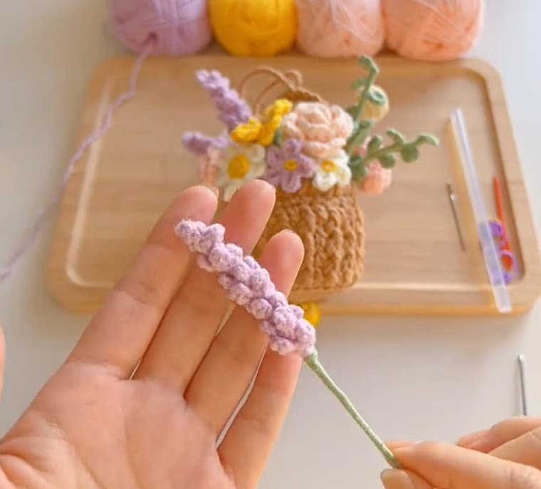 Crochet Mini Flower Pot Pattern, Pretty Flower Pot Crochet, No-sew ...