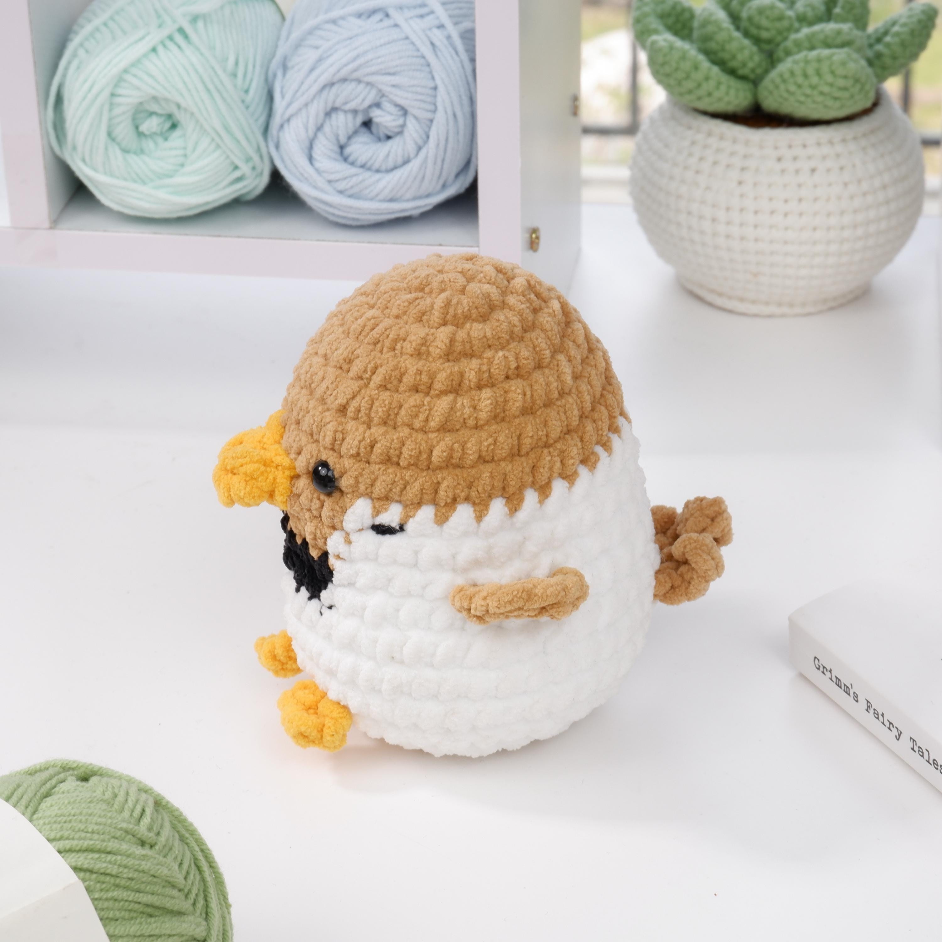 Sparrow Bird Crochet PDF Pattern, Easy Crochet Cute Sparrow Bird ...
