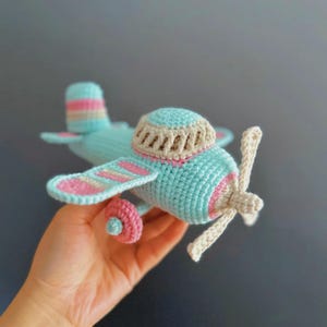 Crochet Plane PDF Pattern, Crochet Handmade Toys, Plane Amigurumi PDF ...
