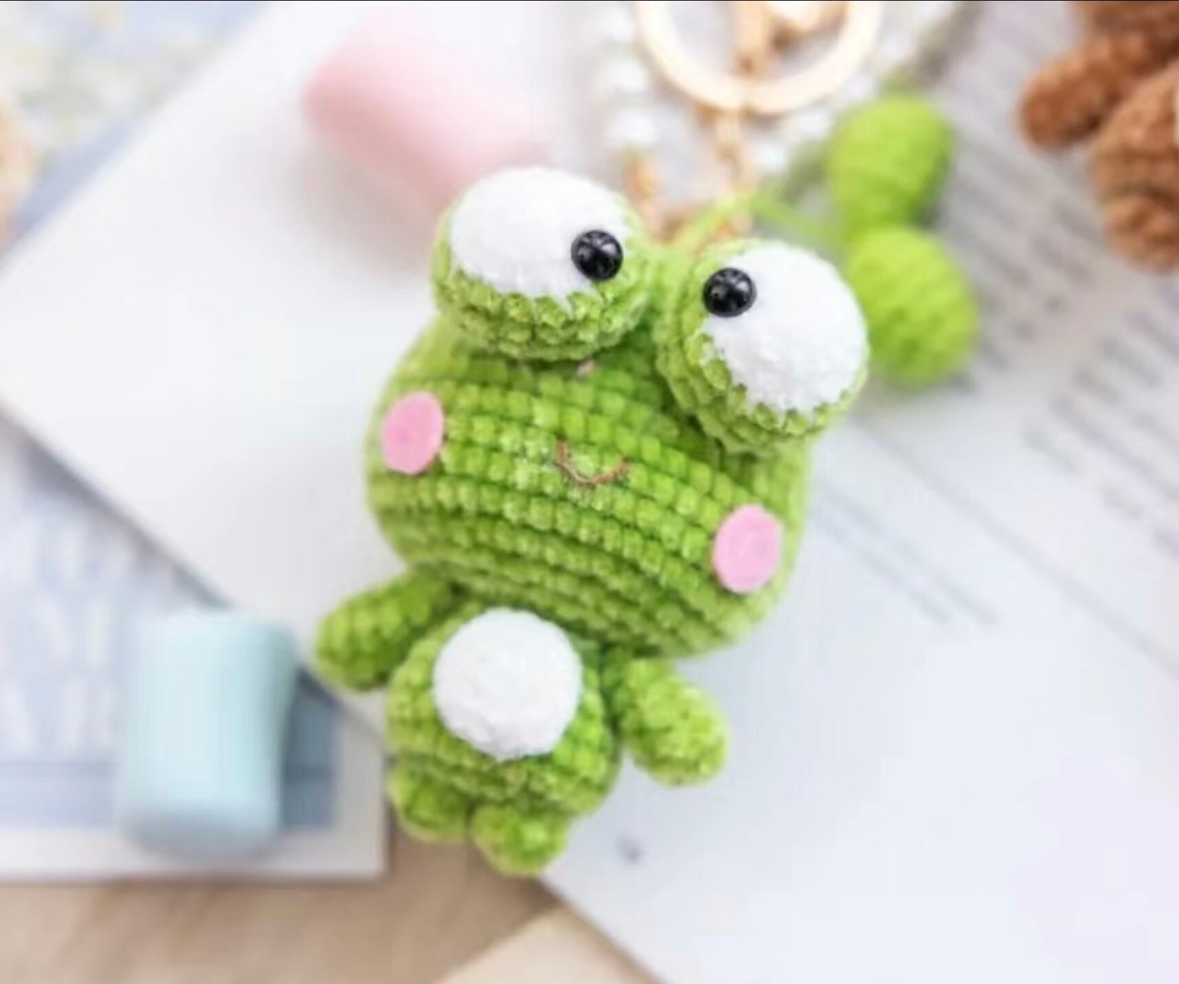 Crochet Cute Mini Keychain PDF Pattern, Crochet Cat Amigurumi PDF ...