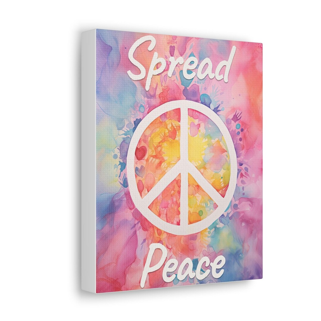 Spread Peace Artwork - Home Decor Wall Decor Wall Art Rental Decor ...