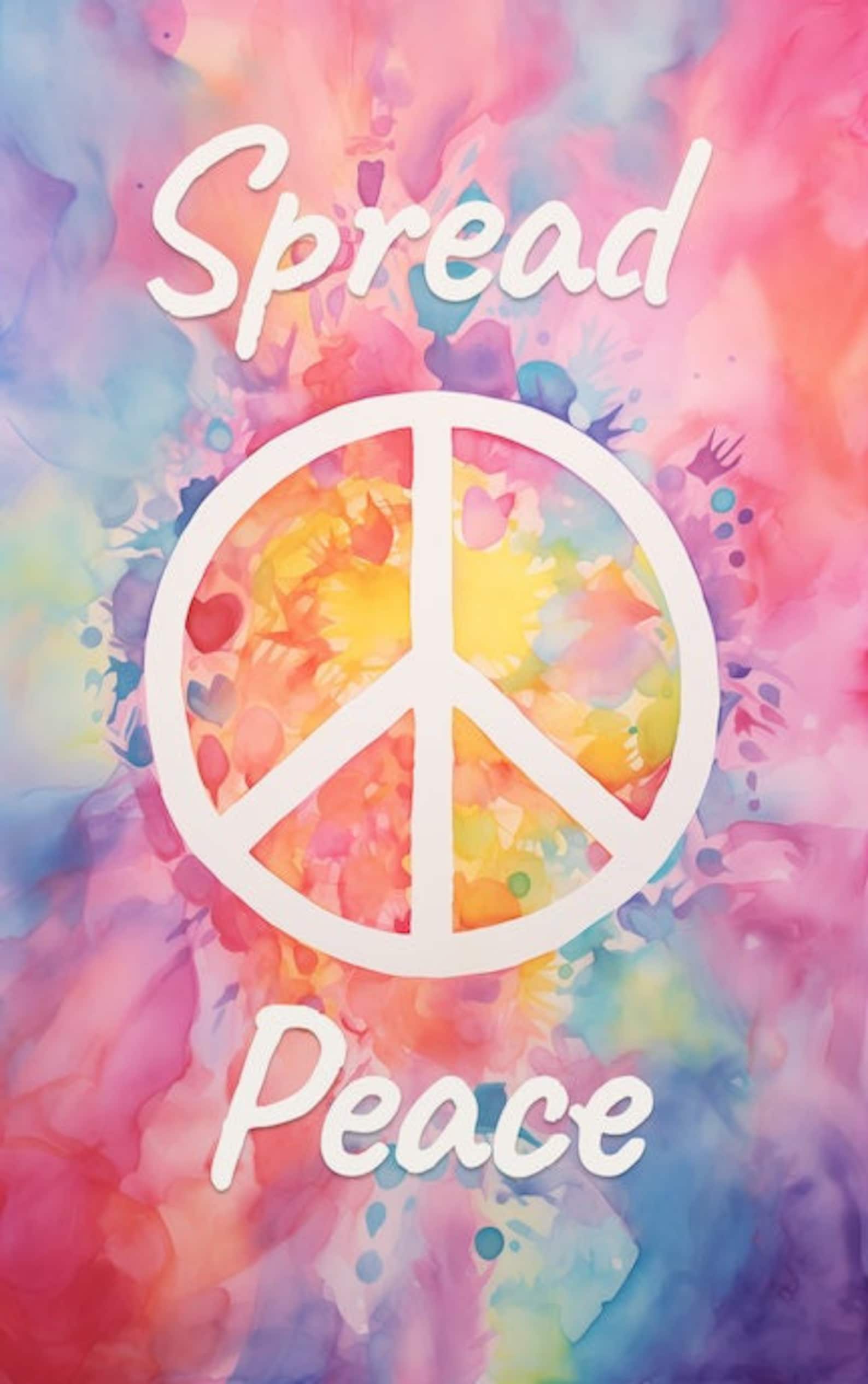 Spread Peace Artwork HQ Download Home Decor Wall Decor Wall Art Rental ...
