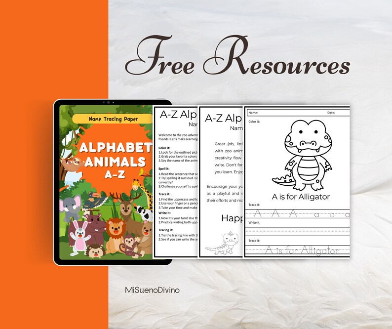 Tracing and Coloring Pages | Animals Printable Worksheets | Handwriting ...