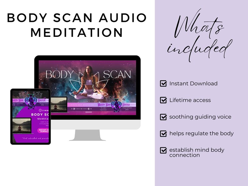 Guided Body Scan Meditation | Stress Relief, Deep Relaxation (audio) - Etsy