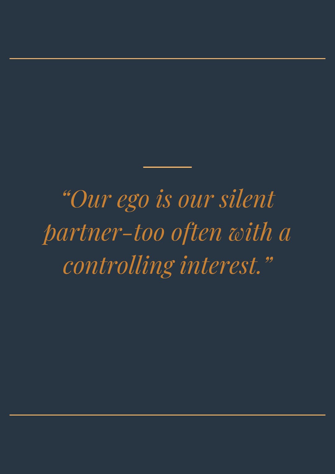 Ego's Controlling Interest - Etsy