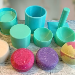 Four Molds in One | Shampoo Bar Press | Bath Bomb Mold | Tablet ...