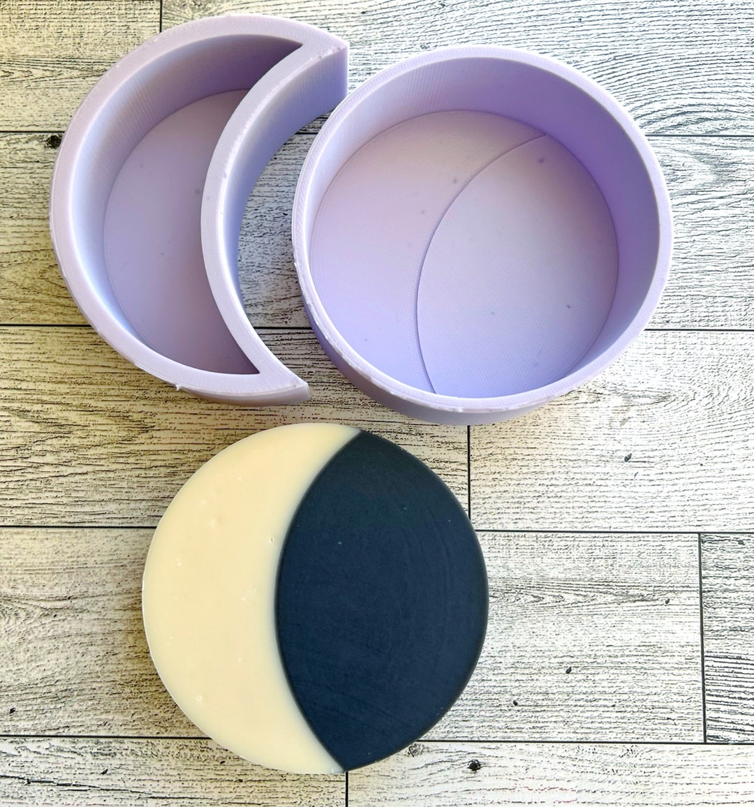 Crescent Moon Mold | Silicone Soap Mold | Melt and Pour Mold ...