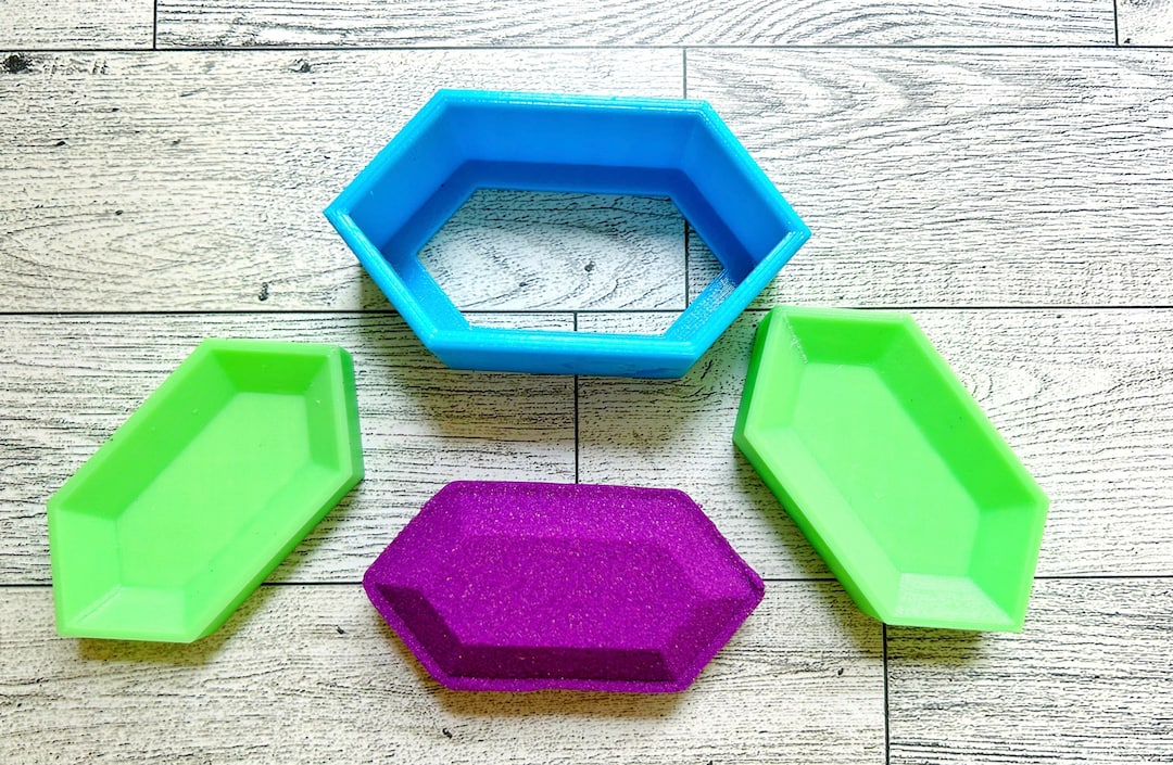 Gem Bath Bomb Mold | Shampoo Bar Mold | Rupee Shower Steamer Mold ...