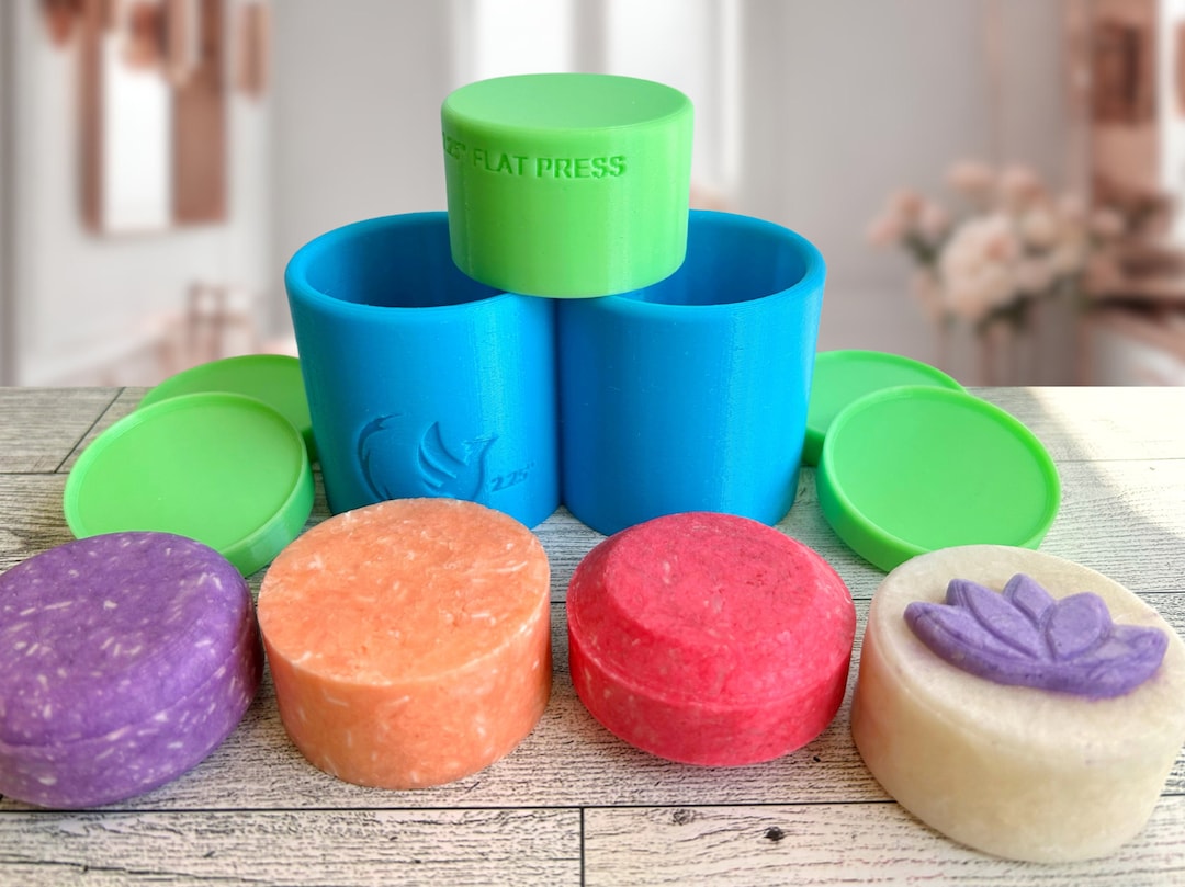 Two-bar Shampoo Bar Mold | Shampoo Bar Hand Press | Multi Shower ...