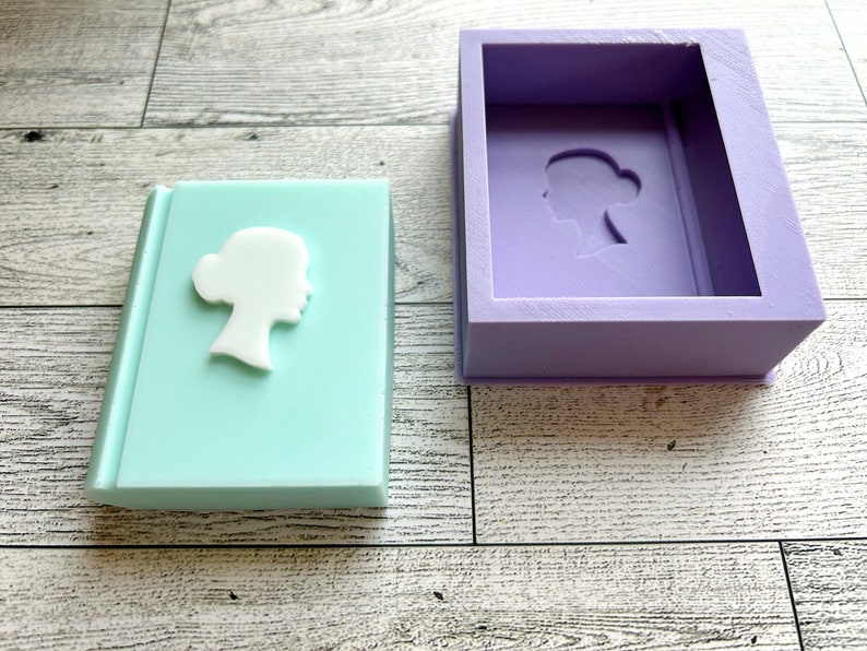 Book Silicone Mold | Book Soap Mold | Food Grade Silicone Mold ...