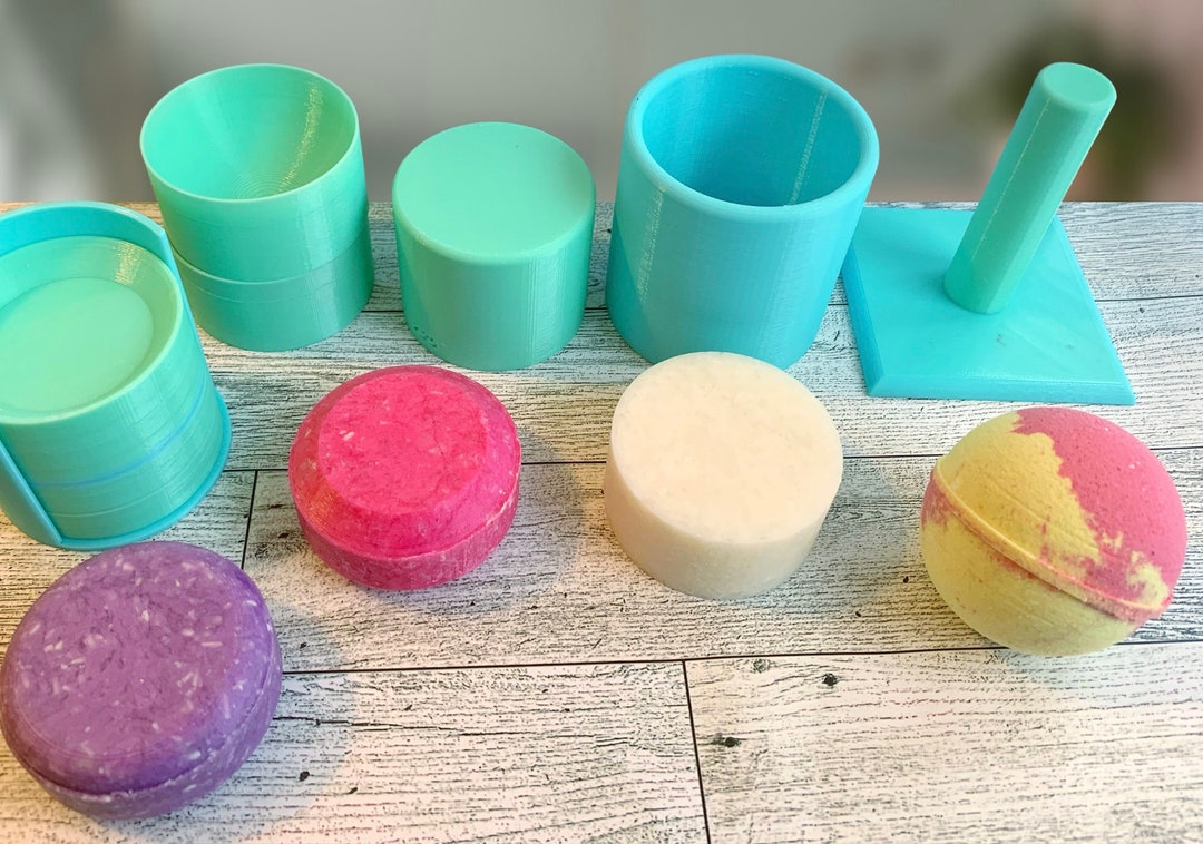 Four Molds in One | Shampoo Bar Press | Bath Bomb Mold | Tablet ...