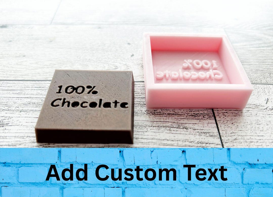 Custom Chocolate Mold | Add Your Logo | Food Grade Silicone Mold ...