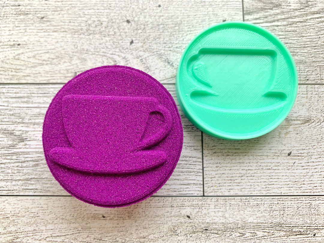 Coffee Shampoo Bar Hand Press Insert Syndet Bar Mold Shower Steamer ...