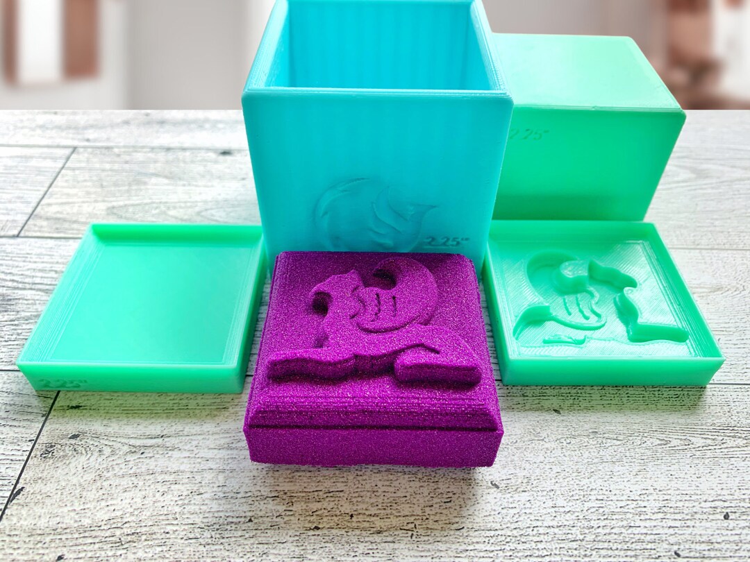 Shampoo Bar Mold Square Shower Steamer Mold Cube Syndet Bar Solid ...