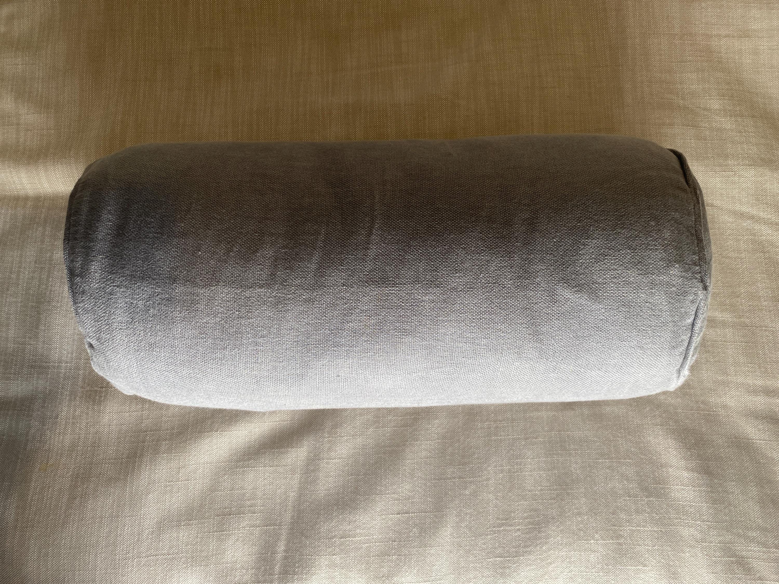 Round Pillow, Bolster Pillow, Decorative Pillow, Throw Pillow, Natural ...