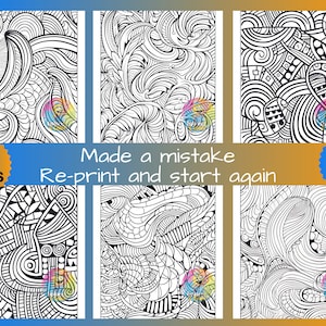 100 Zentangle Patterns Art Coloring Book, Printable Coloring Pages for ...