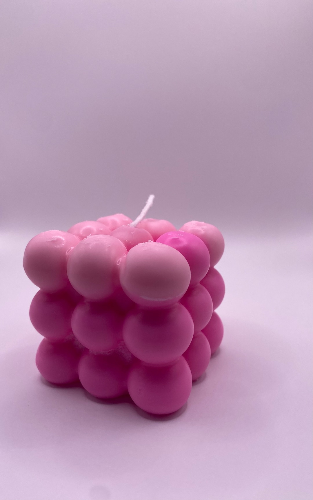 Bubble Candle - Pink | Aesthetic Candle | Minimalist Decor | Matrix ...