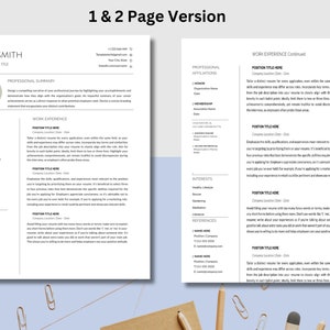 Executive Resume Template Word & Pages, CV Google Docs CV Template ...