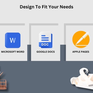 ATS Friendly Resume Template, Microsoft Word and Google Docs, Cover ...