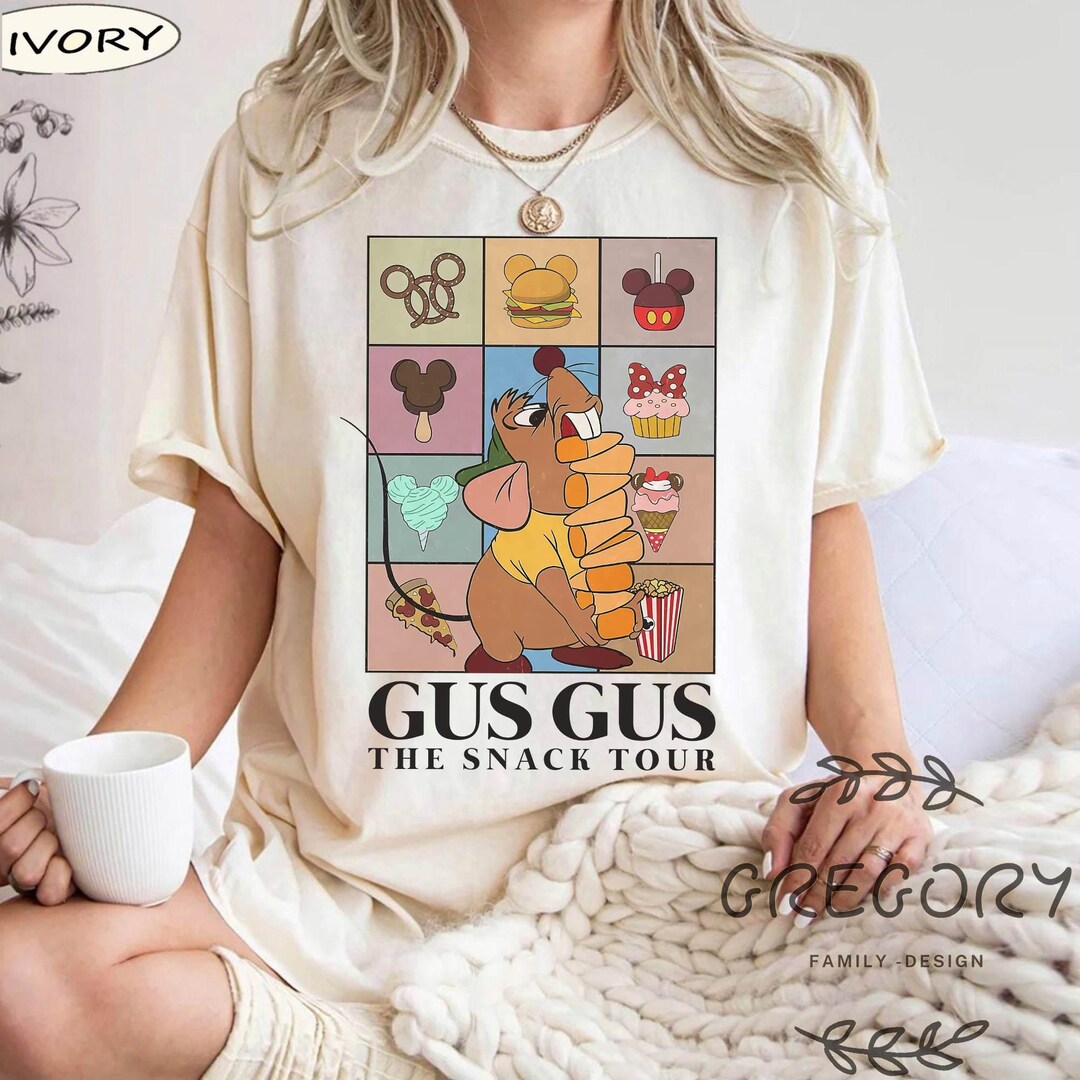 Funny Gus Gus the Snack Tour Comfort Colors Shirt, Cinderella Gus Gus ...