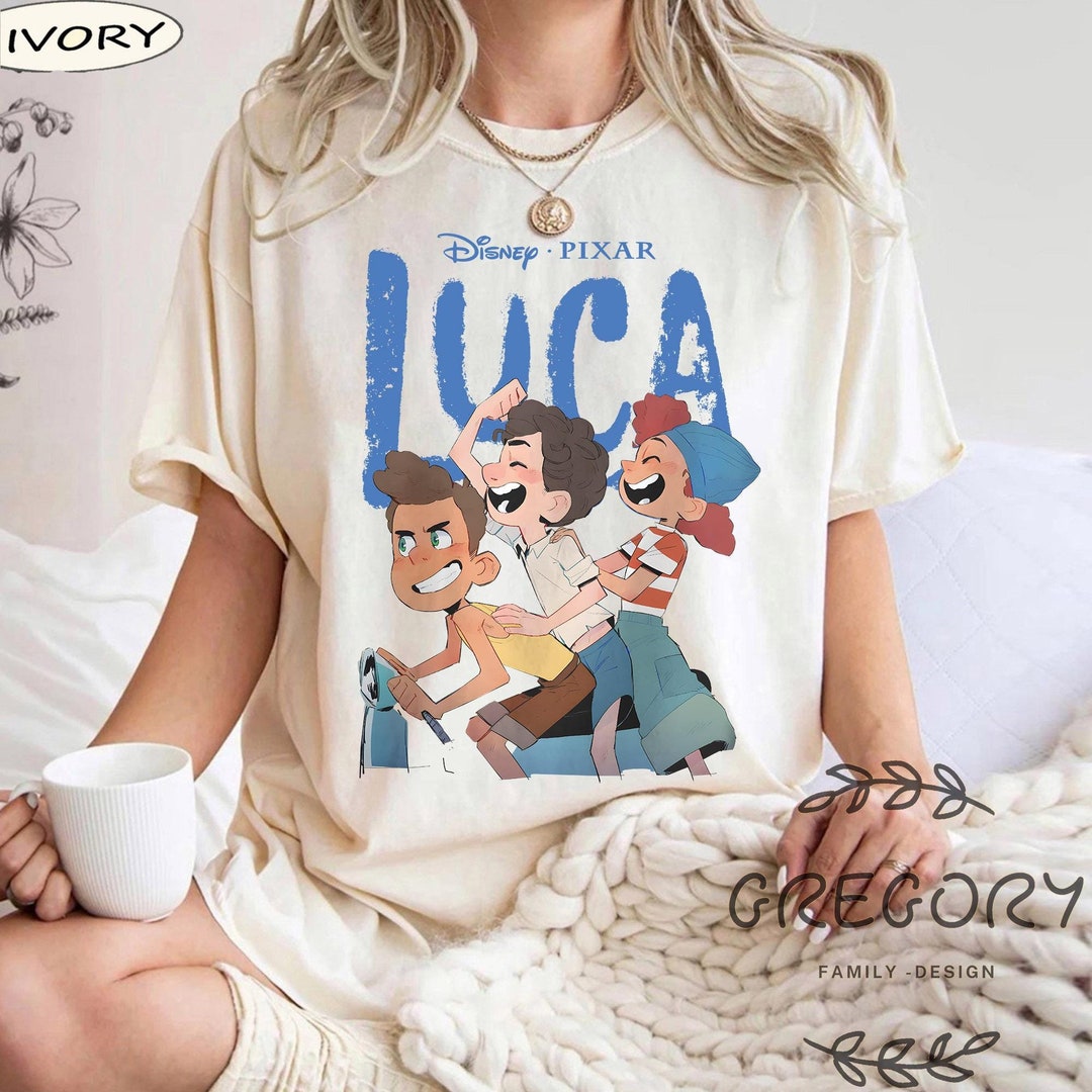 Retro Disney Luca 2021 Comfort Colors Shirt, Luca Characters Sweatshirt ...