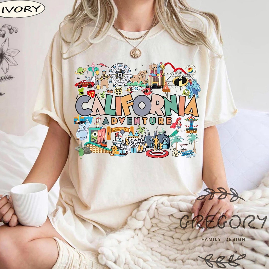 Disneyland California Adventure Comfort Colors Shirt, All Disney ...