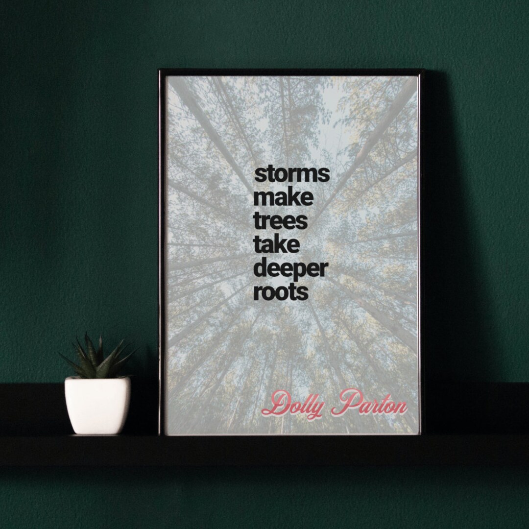 Motivational Poster: Dolly Parton - Etsy