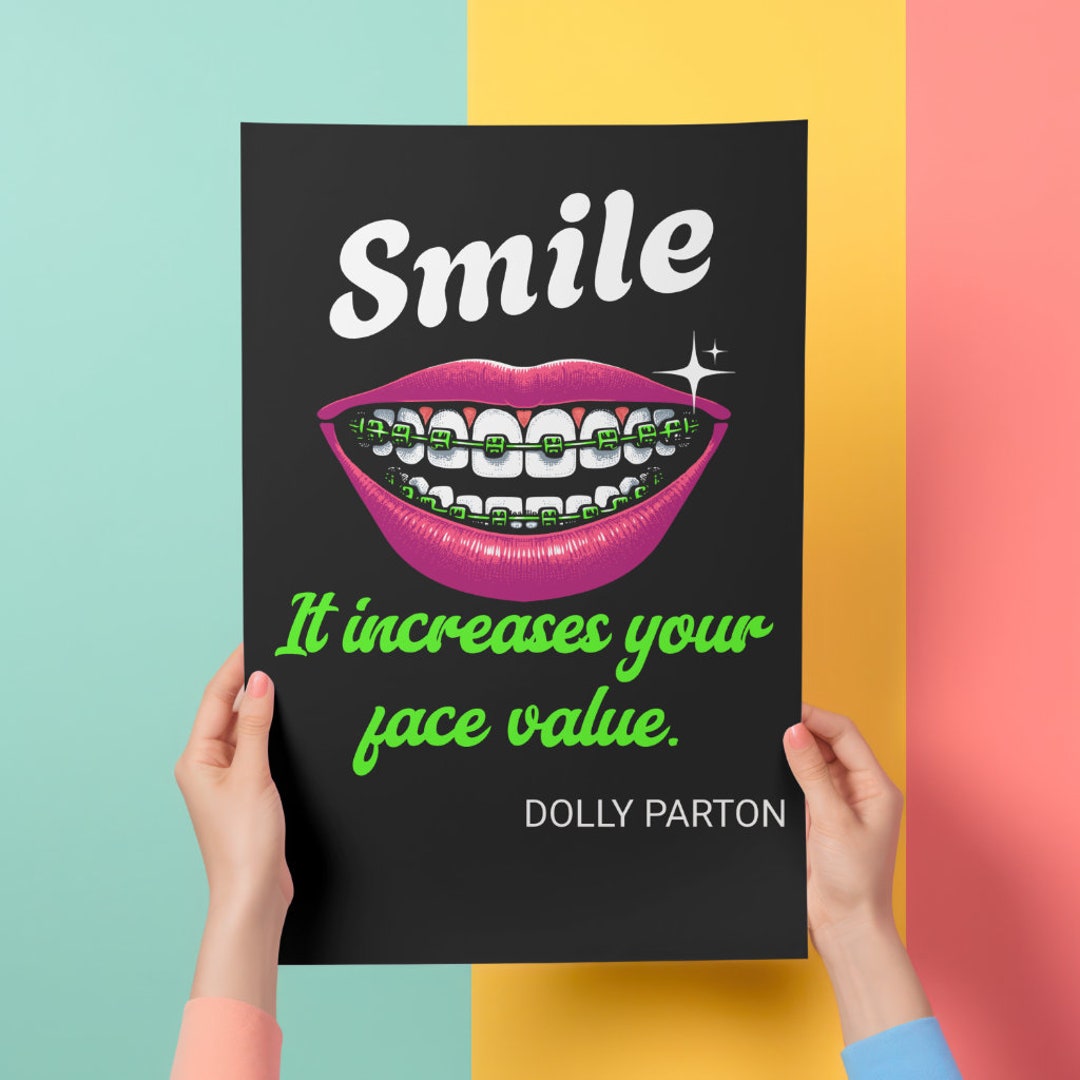 Motivational Poster: Dolly Parton - Etsy