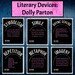 Literary Devices: Dolly Parton - Etsy