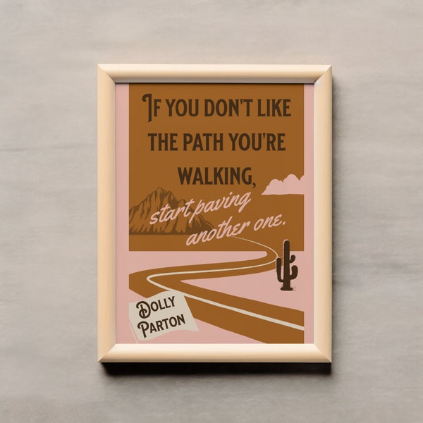 Dolly Parton Quote Poster - Etsy