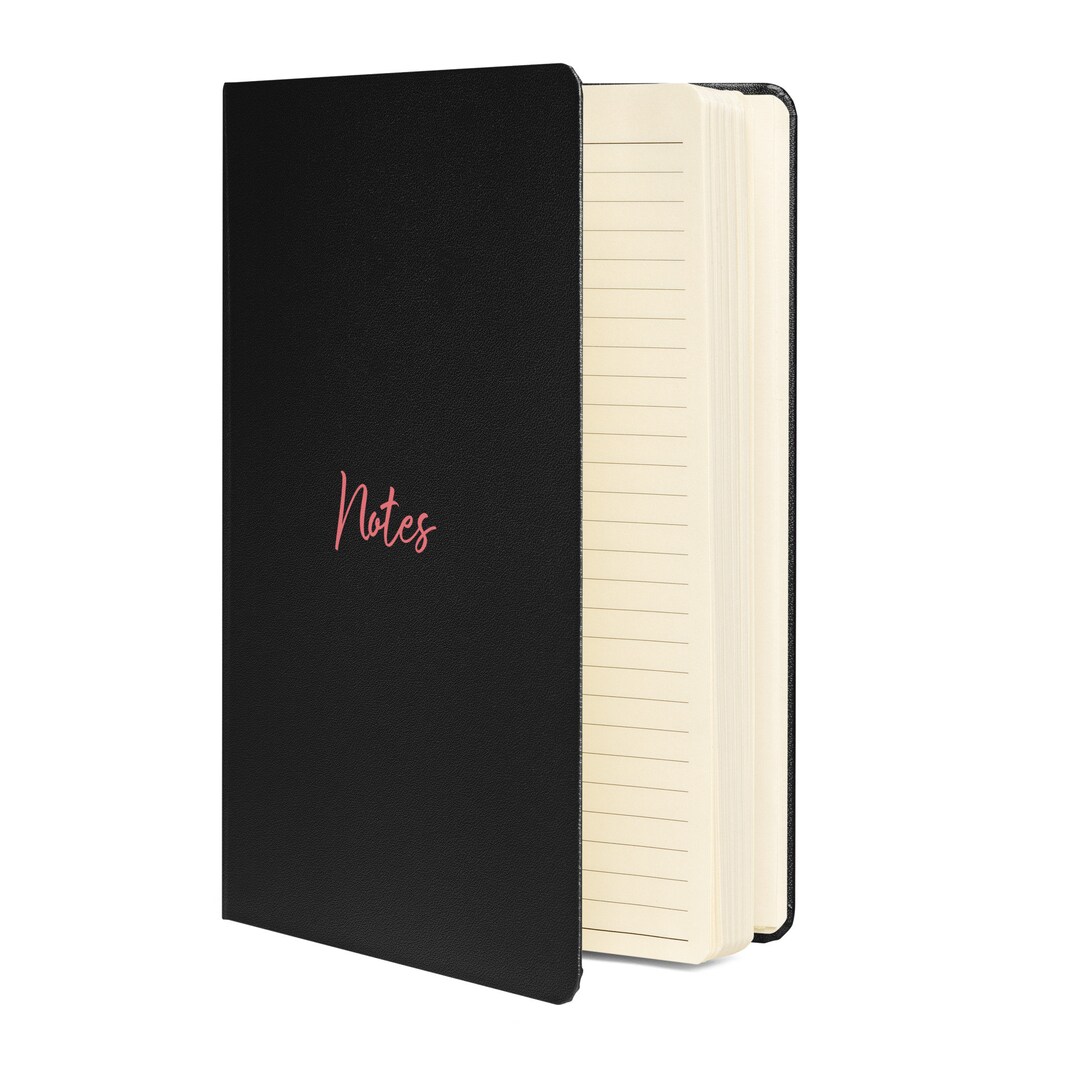 Notes. Bound Hardcover Notebook - Etsy