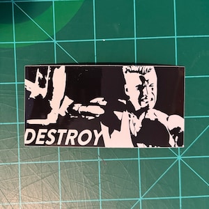 2 Rocky Movie Stickers | Ivan Drago DESTROY Rocky 4 | Boxing Sticker ...
