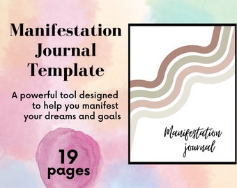 Manifestation Journal Journal Template for Canva Find & Manifest Your ...