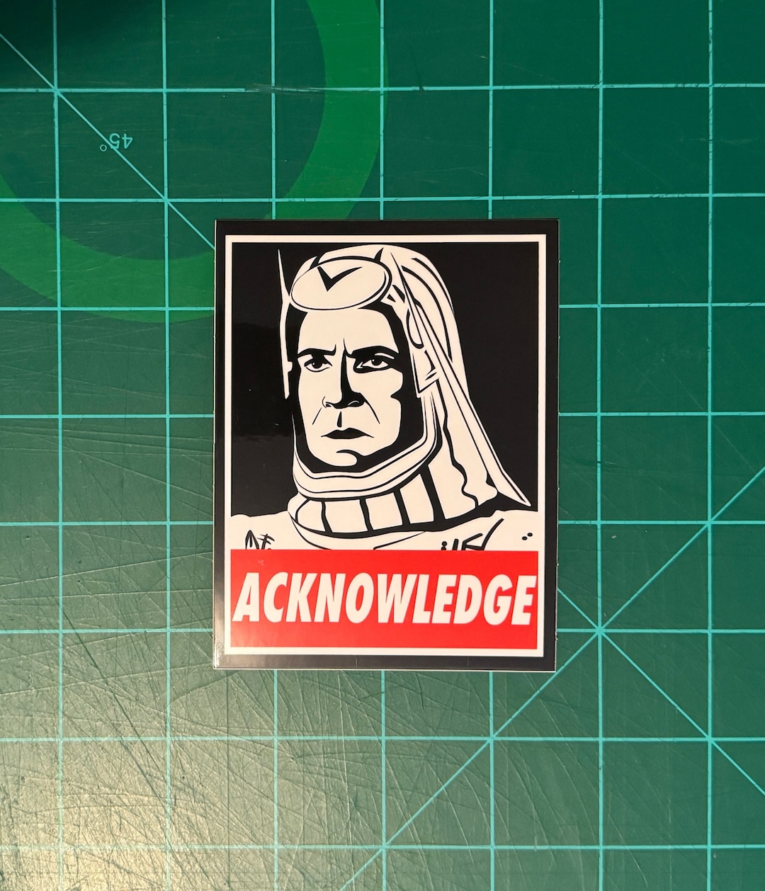 2 Tron Movie Stickers | OBEY Spoof | Water Bottle | Vinyl Sticker ...