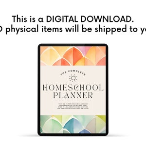 Homeschool Planner | Editable Canva Template | Education ...