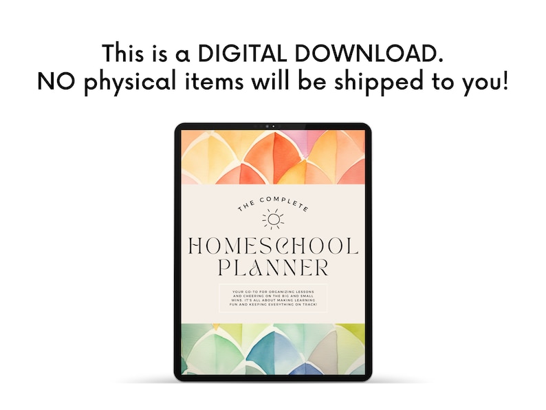 Homeschool Planner | Editable Canva Template | Education ...