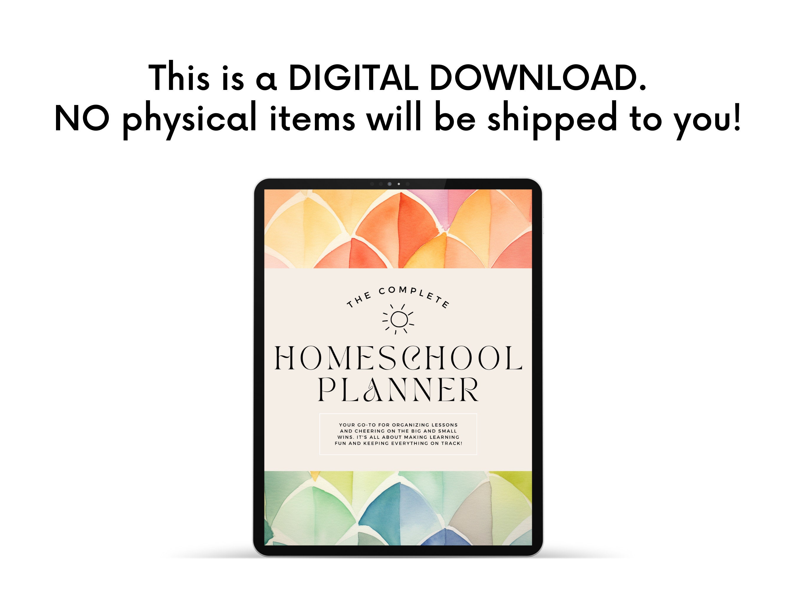 Homeschool Planner | Editable Canva Template | Education ...