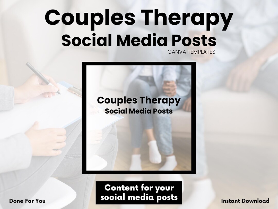 Couples Therapy Social Media Posts | Relationship Influencer | Marriage ...