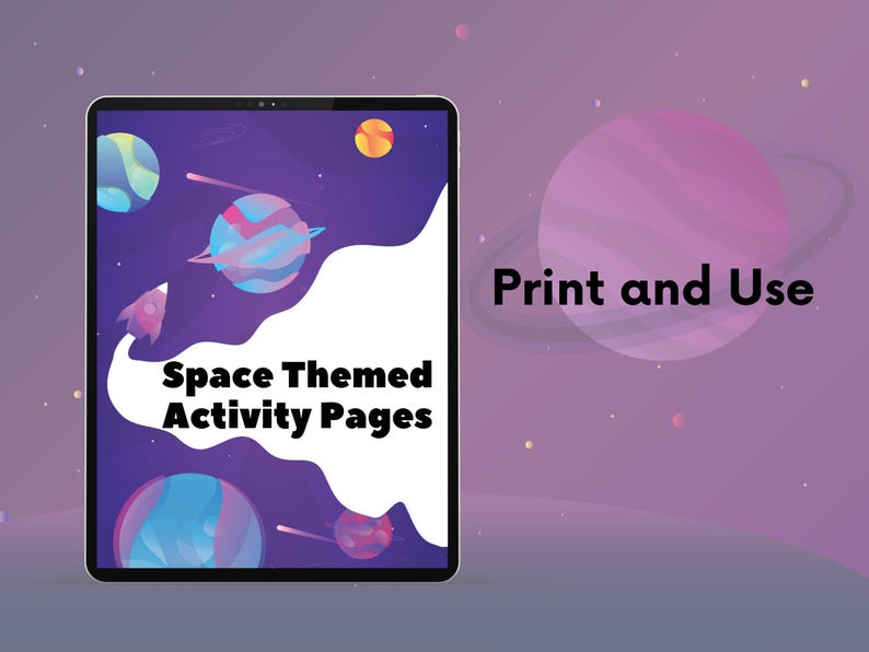 Space Themed Activities | Kids Printable | Educational Activity ...